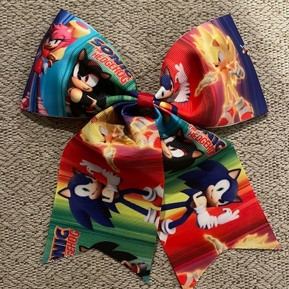 Accessories | Sonic The Hedgehog And Friends Cheer Bow | Poshmark